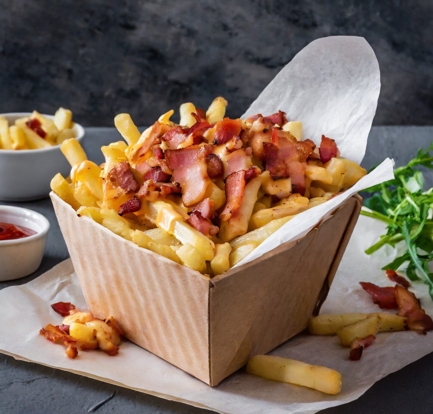 Order now Best Smoked Bacon Poutine || ChickAsta