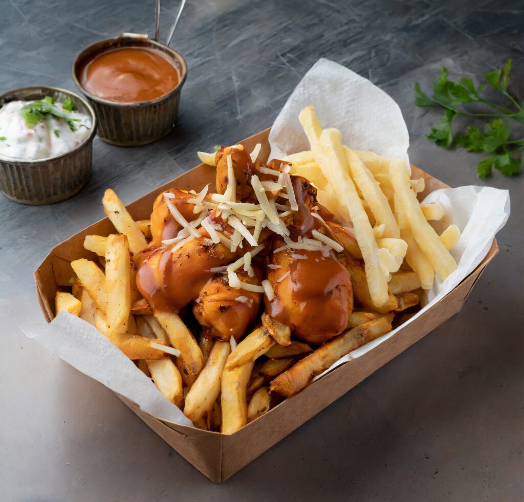 Tandoori Grill Chicken Poutine - ChickAsta