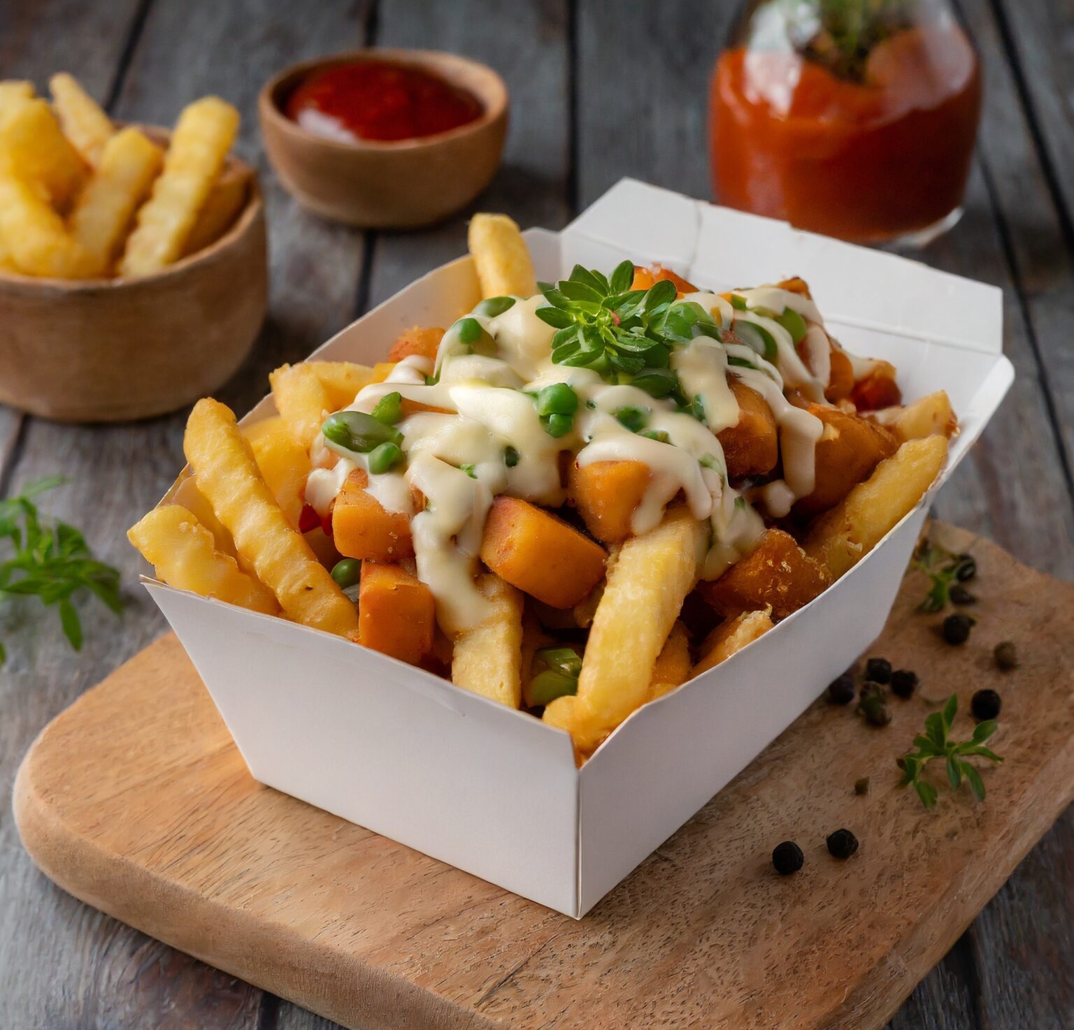 Classic Poutine Vegetarian Recipe | Authentic Comfort Food