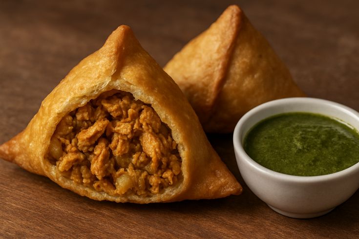 Butter Chicken Samosa – Crispy, Creamy & Flavorful